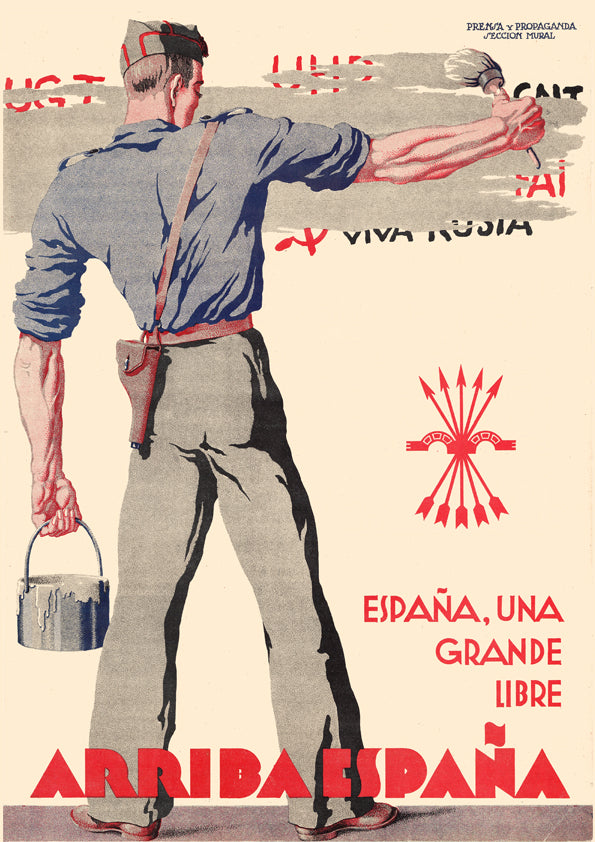 Arriba España — Spanish Civil War poster – Propagandopolis