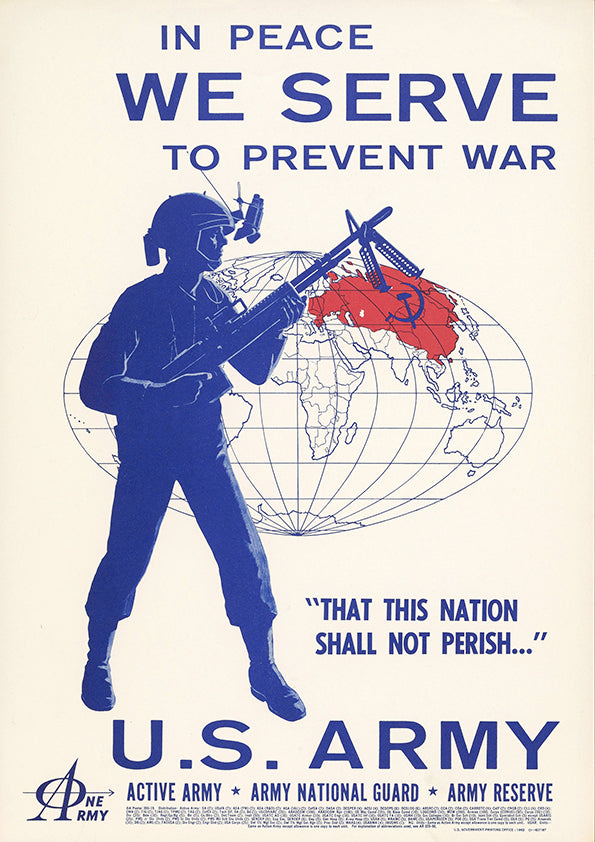 In peace we serve to prevent war — American poster – Propagandopolis