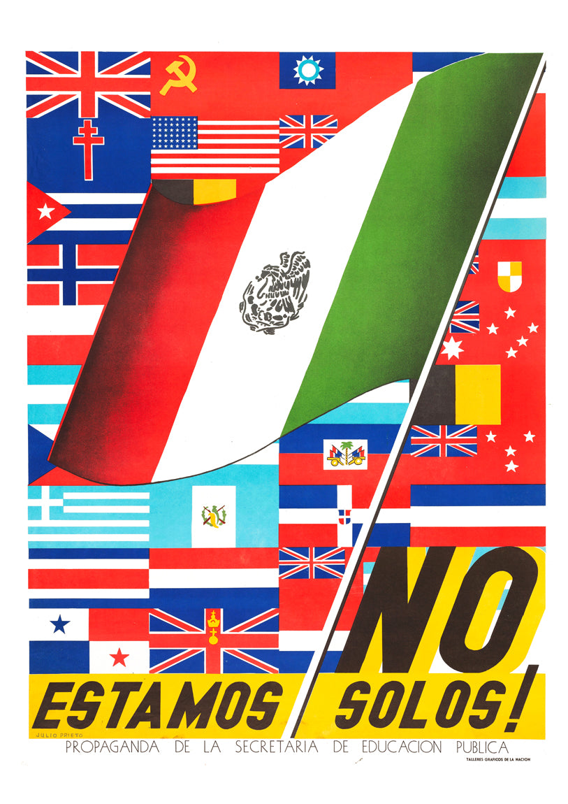 We are not alone! — Mexican World War Two poster – Propagandopolis