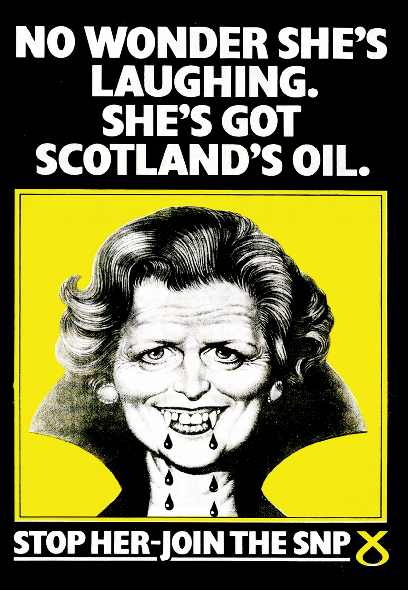 No wonder she’s laughing — Scottish poster – Propagandopolis